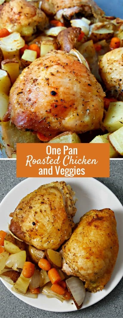 One Pan Roasted Chicken And Veggies Recipe • Zona Cooks