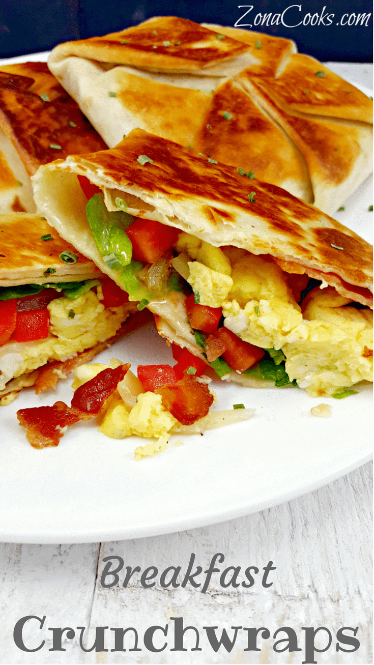 Easy Breakfast Crunchwraps for Two (20 minutes) • Zona Cooks