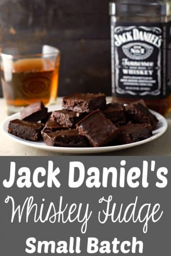 Easy Jack Daniel’s Whiskey Fudge • Zona Cooks