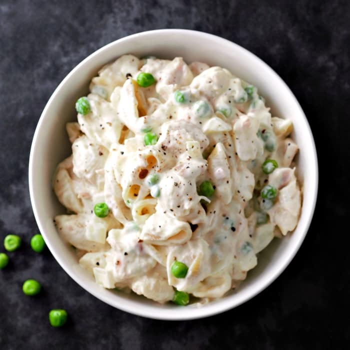 Classic Tuna Macaroni Salad • Zona Cooks