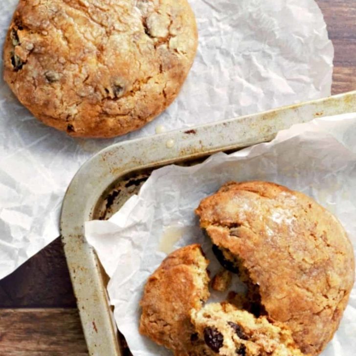 Cinnamon Raisin Biscuits for Two (20 minutes) • Zona Cooks