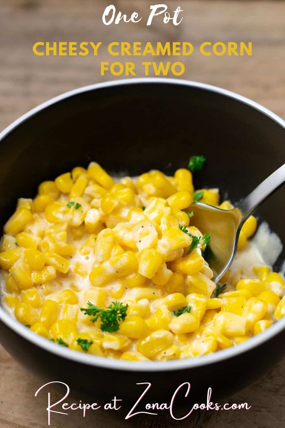 Cheesy Creamed Corn (15 min) • Zona Cooks
