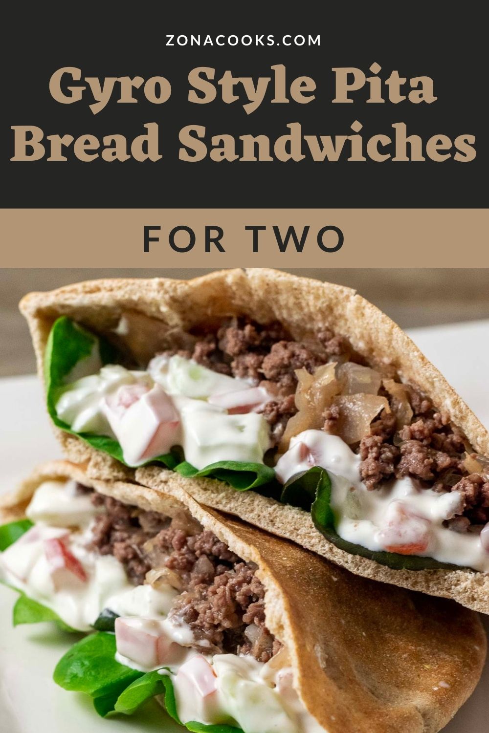 Easy Pita Bread Gyros (20 min) • Zona Cooks