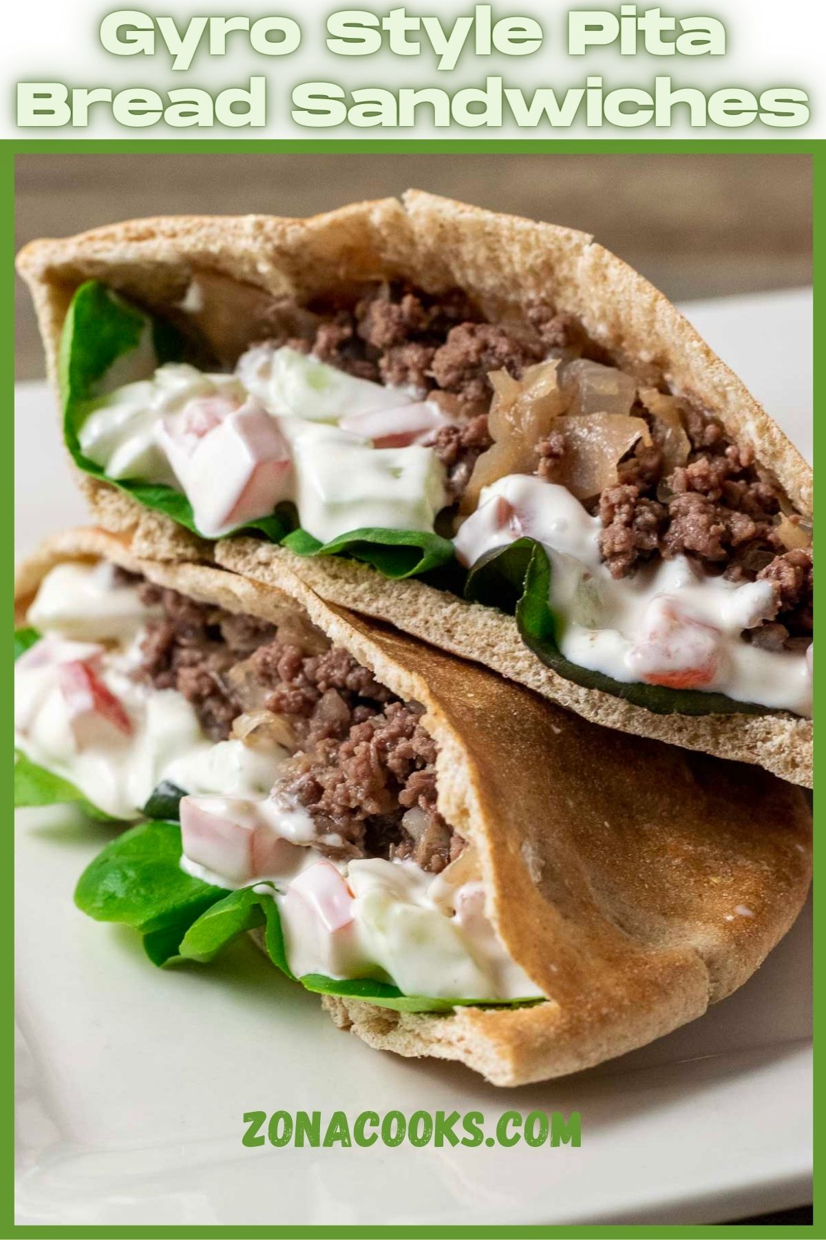 Easy Pita Bread Gyros (20 min) • Zona Cooks