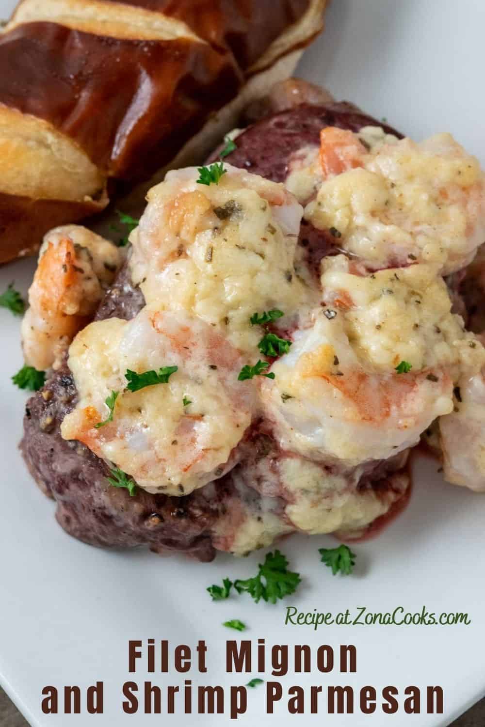 Filet Mignon and Shrimp Parmesan for Two (30 minutes) • Zona Cooks
