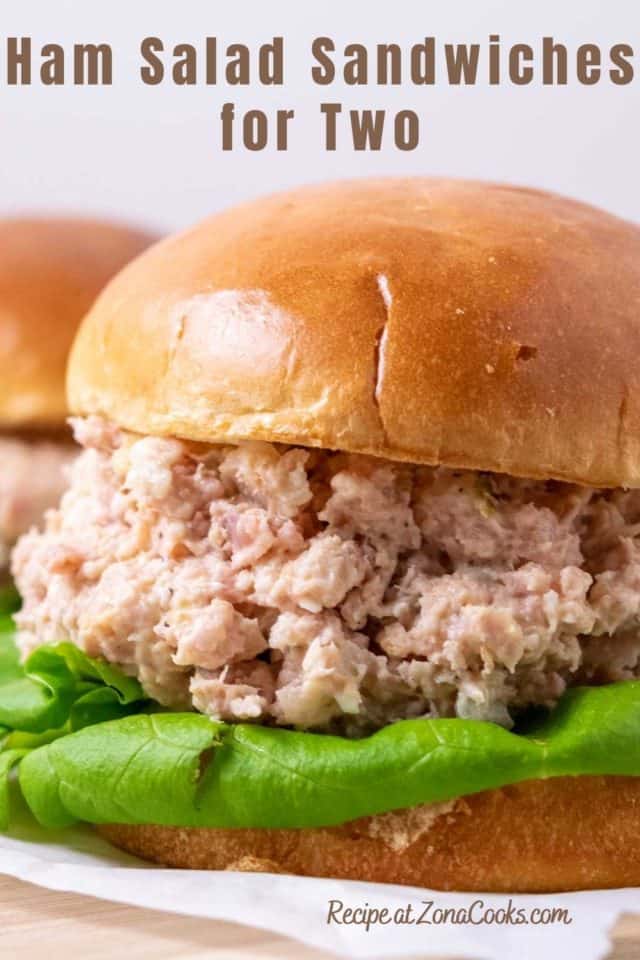 Ham Salad Sandwich Recipe for Two (5 min) • Zona Cooks