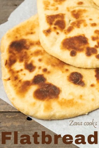 Yogurt Flatbread (small batch - 45 min) • Zona Cooks