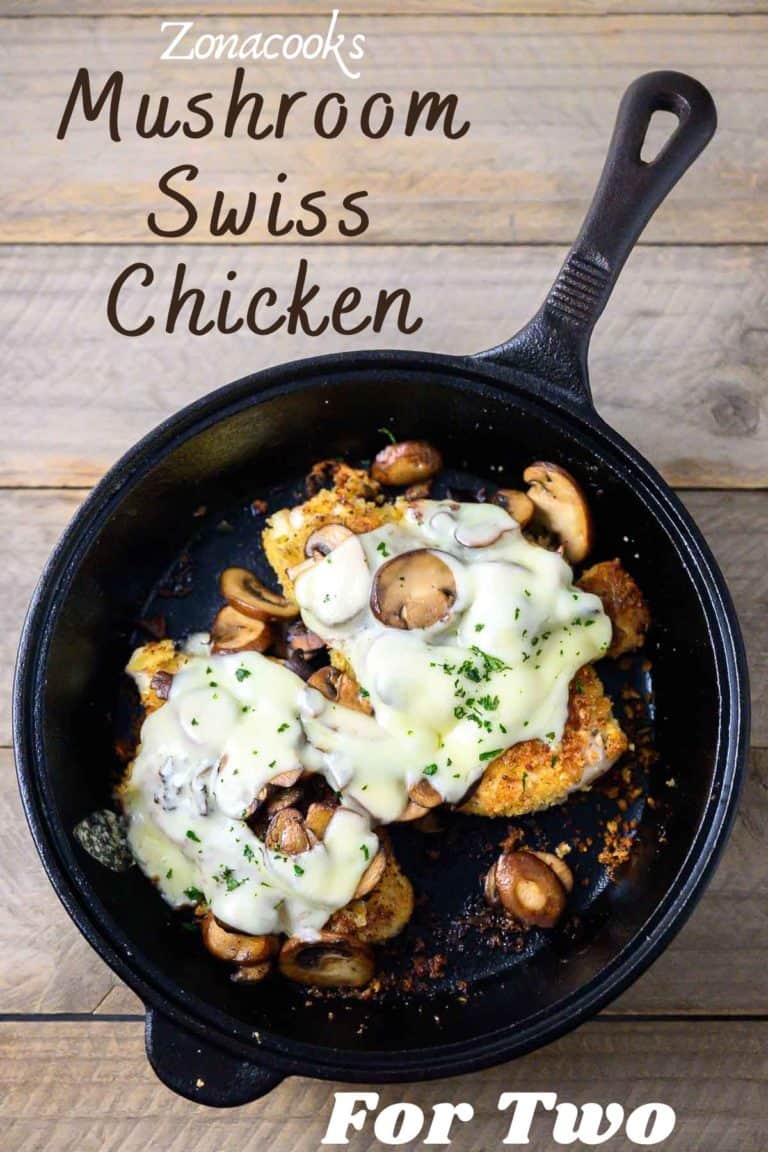 Mushroom Swiss Chicken • Zona Cooks