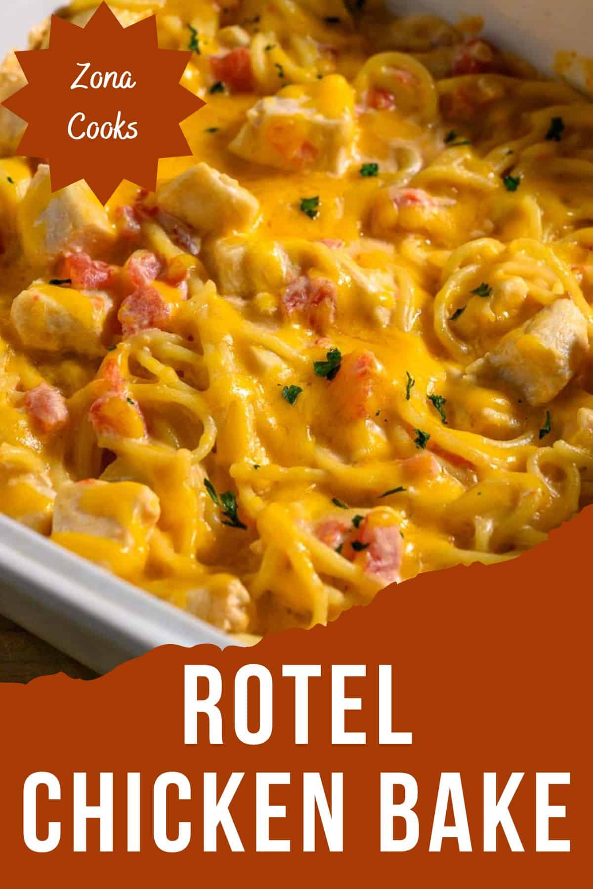 Easy Chicken Rotel Spaghetti (35 min) • Zona Cooks