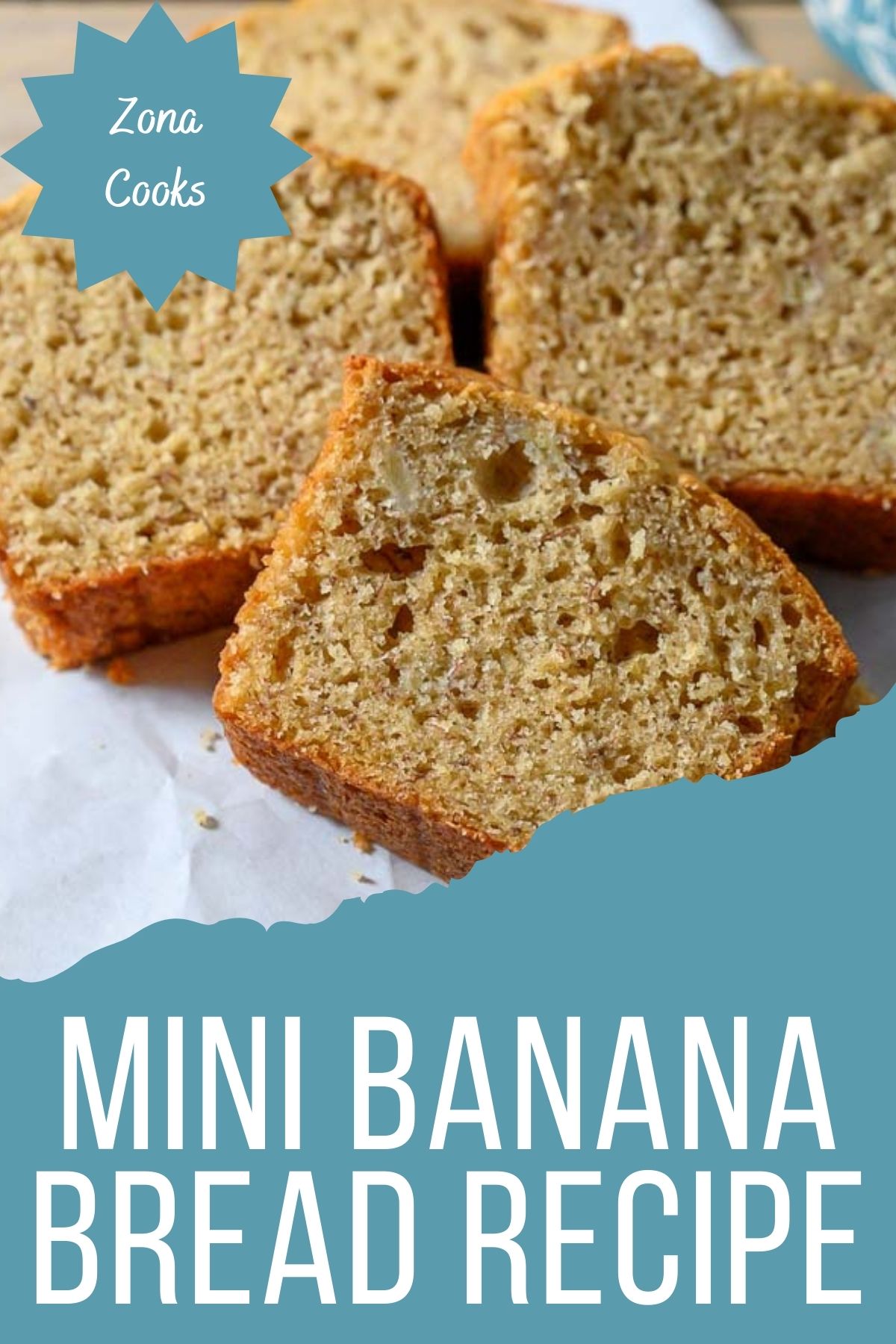 Maui Banana Bread (Just 35 minutes - 2 mini loaves) • Zona Cooks