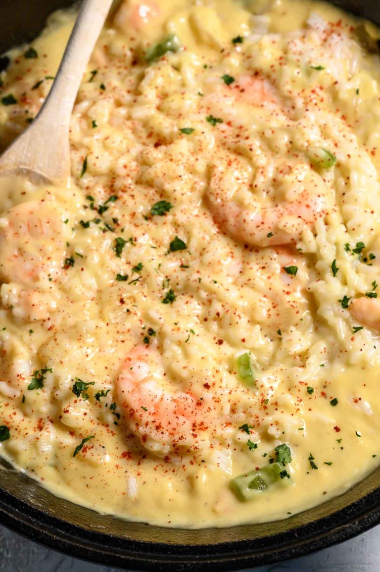 Creamy Shrimp and Rice (Just 25 minutes and 6 steps!) • Zona Cooks