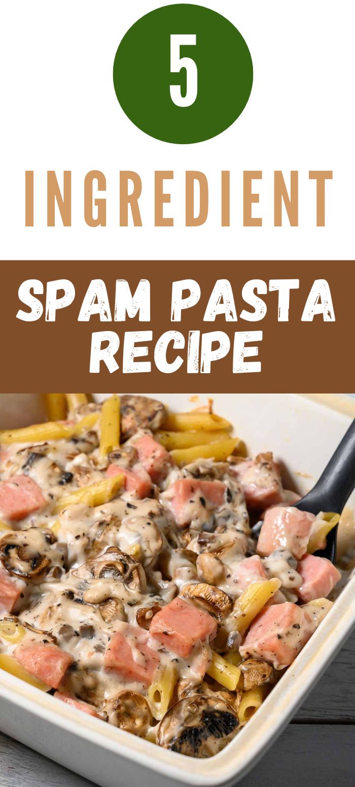 5 Ingredient Spam Pasta Recipe • Zona Cooks