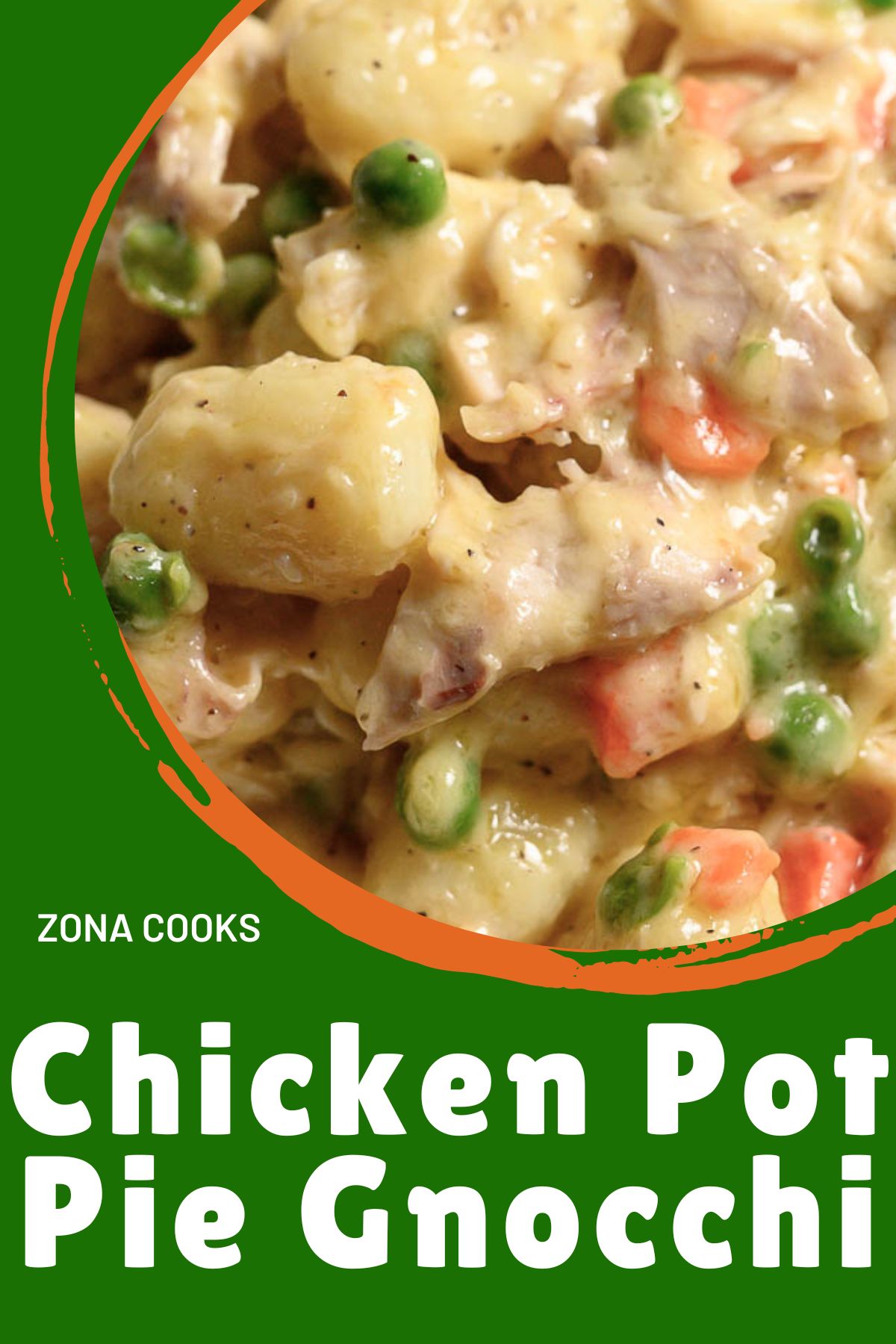 Chicken Gnocchi Pot Pie • Zona Cooks