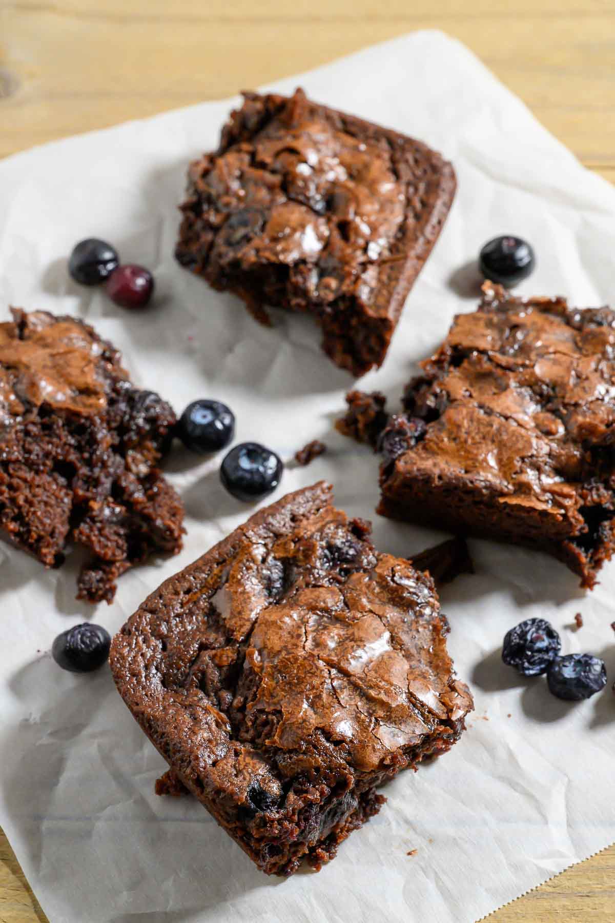 Blueberry Brownies • Zona Cooks