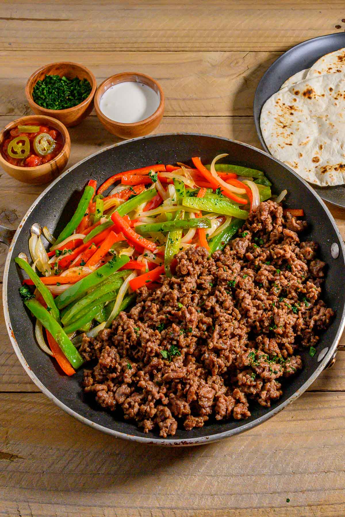 Ground Beef Fajita • Zona Cooks